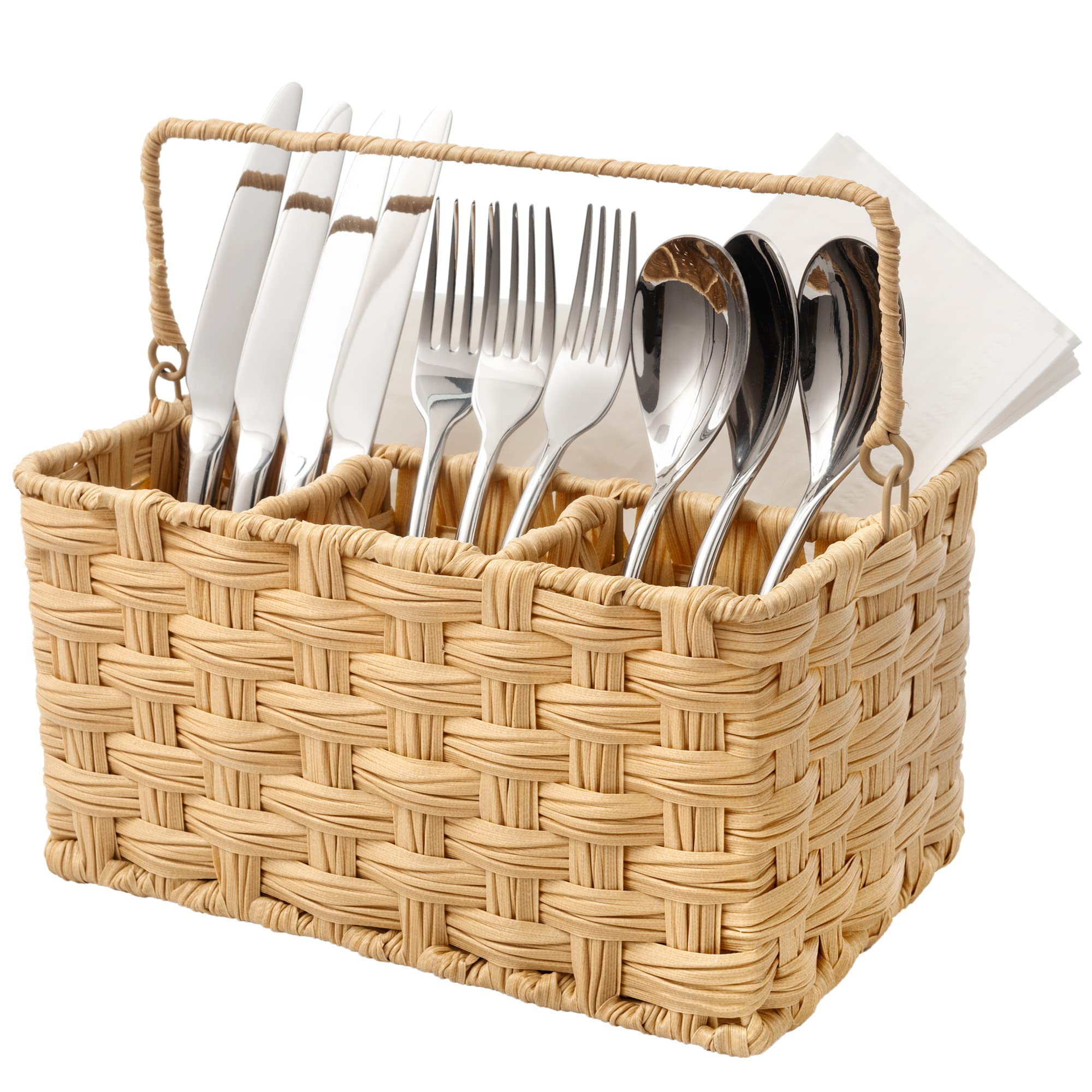 17 Stories Utensils Holder Buffet Caddy, Spoon Cutlery Holder Utensils ...