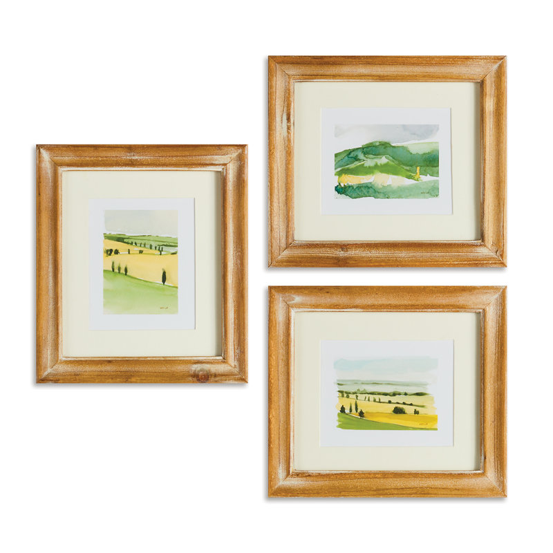Napa Home and Garden ' Italian Landscape Prints ' 3 Piece Picture Frame ...