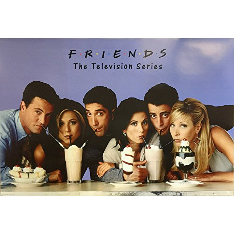 Buy Art For Less Friends TV Show Milkshake Classic - Unframed ...