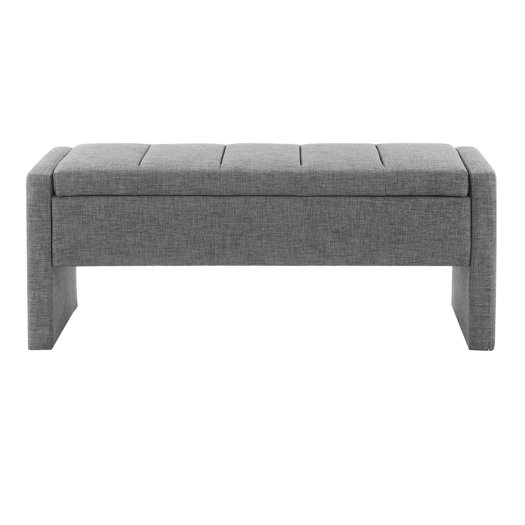 Latitude Run® Modern Bedroom Vanity Bench With Storage - High Foam Seat ...