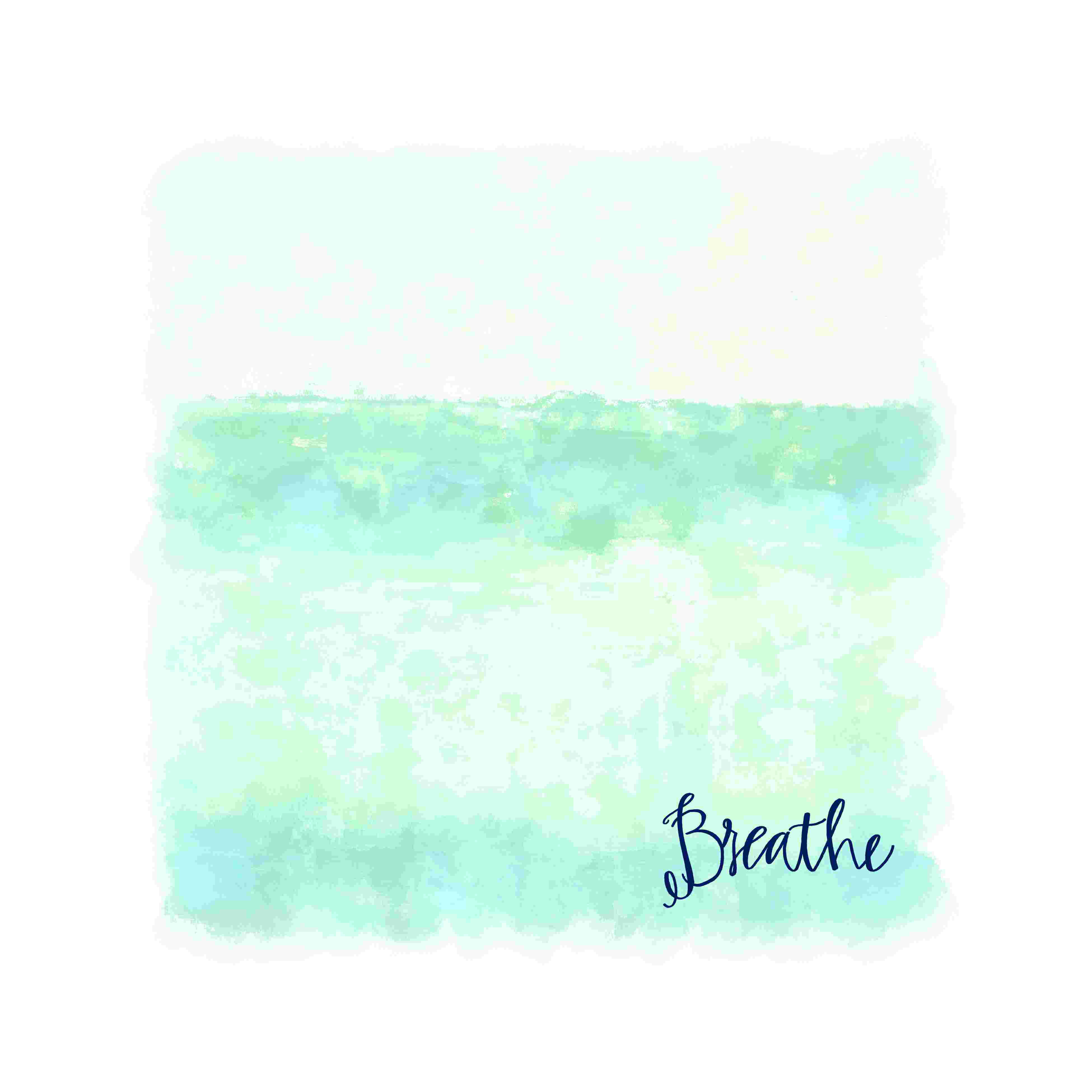 Trinx Breathe Abstract Sea - Wrapped Canvas Painting | Wayfair