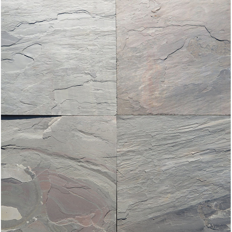 Stone & Tile Shoppe, Inc. 16" x 16" Slate Stone Look Wall & Floor Tile ...