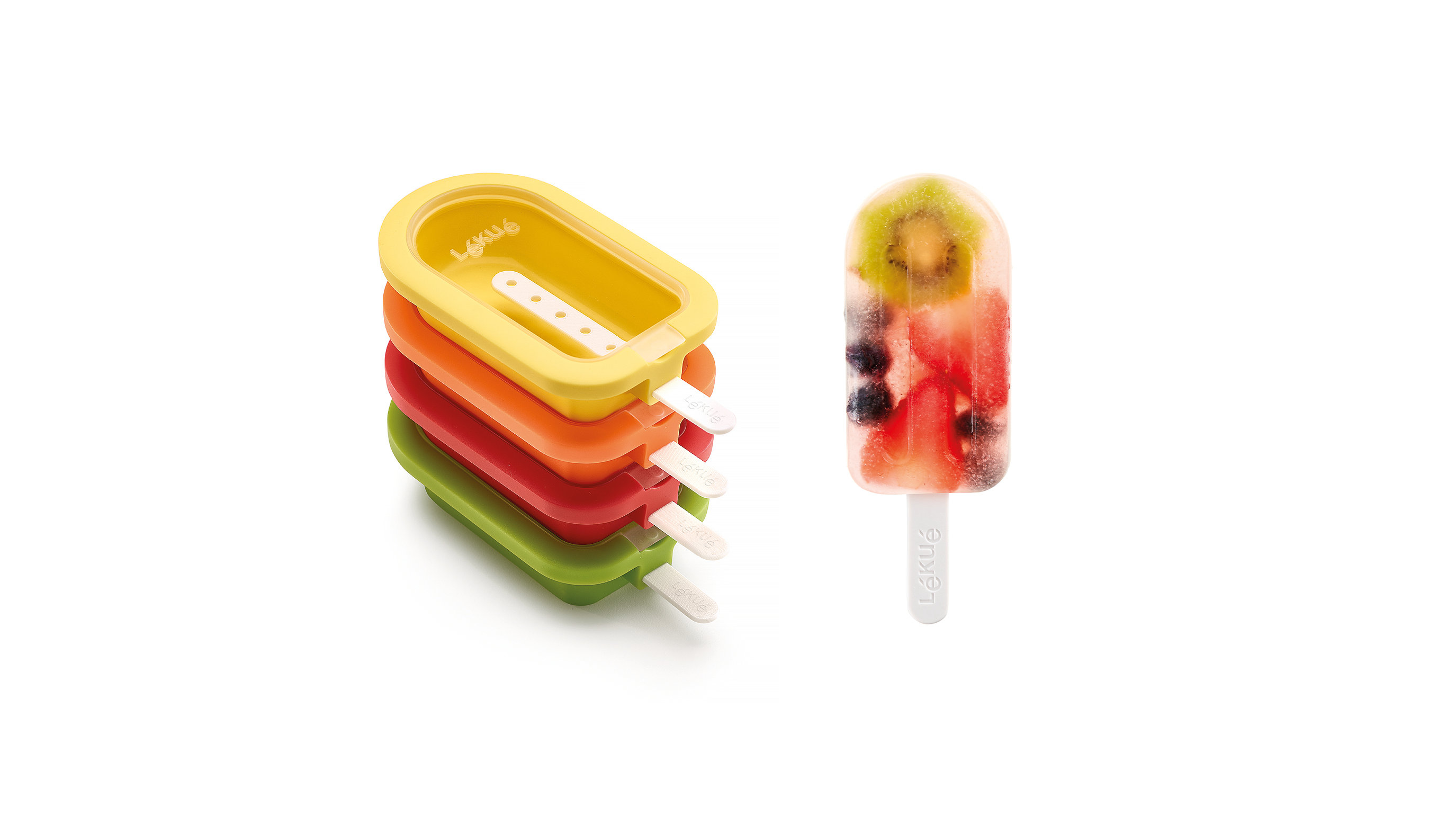 Lekue Stackable Ice Lolly Moulds Big, Set of 4 - Wayfair Canada
