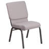 Flash Furniture Lionel 18.5"W Stacking Church Chair in Fabric - Copper ...