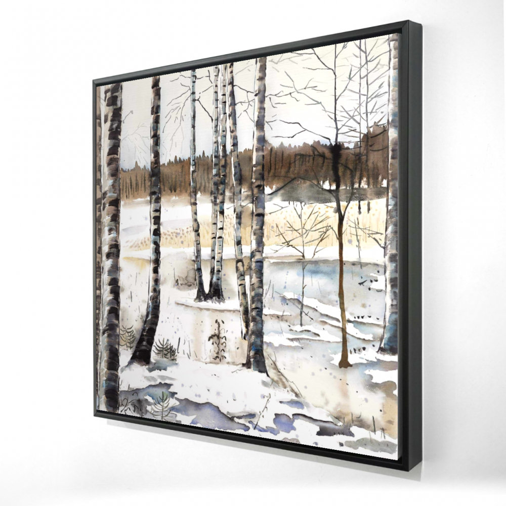 Begin Edition International Inc. " Winter Swamp " on Canvas | Wayfair