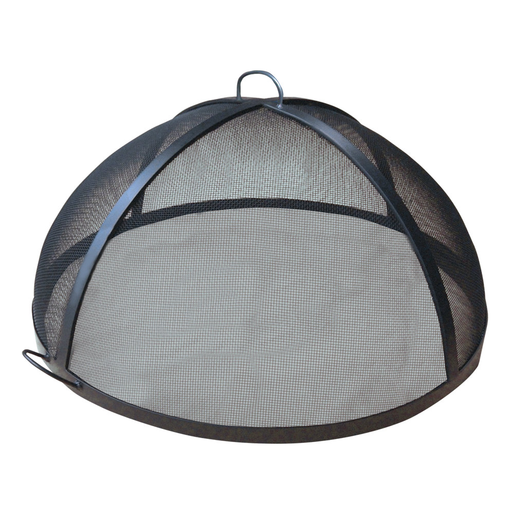 Master Flame Hybrid Steel Round Spark Screen | Wayfair