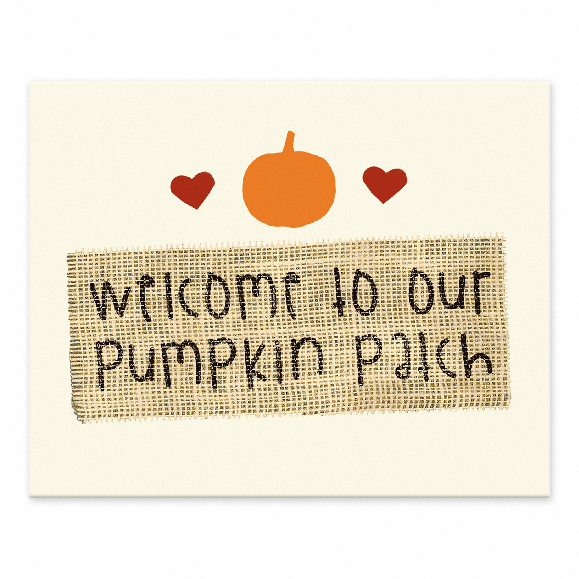 Gracie Oaks Welcome Pumpkin Patch Easelback Canvas - Wayfair Canada