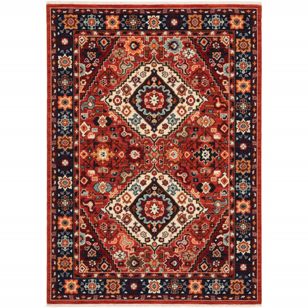 Canora Grey Safiyah Oriental Rust Area Rug | Wayfair