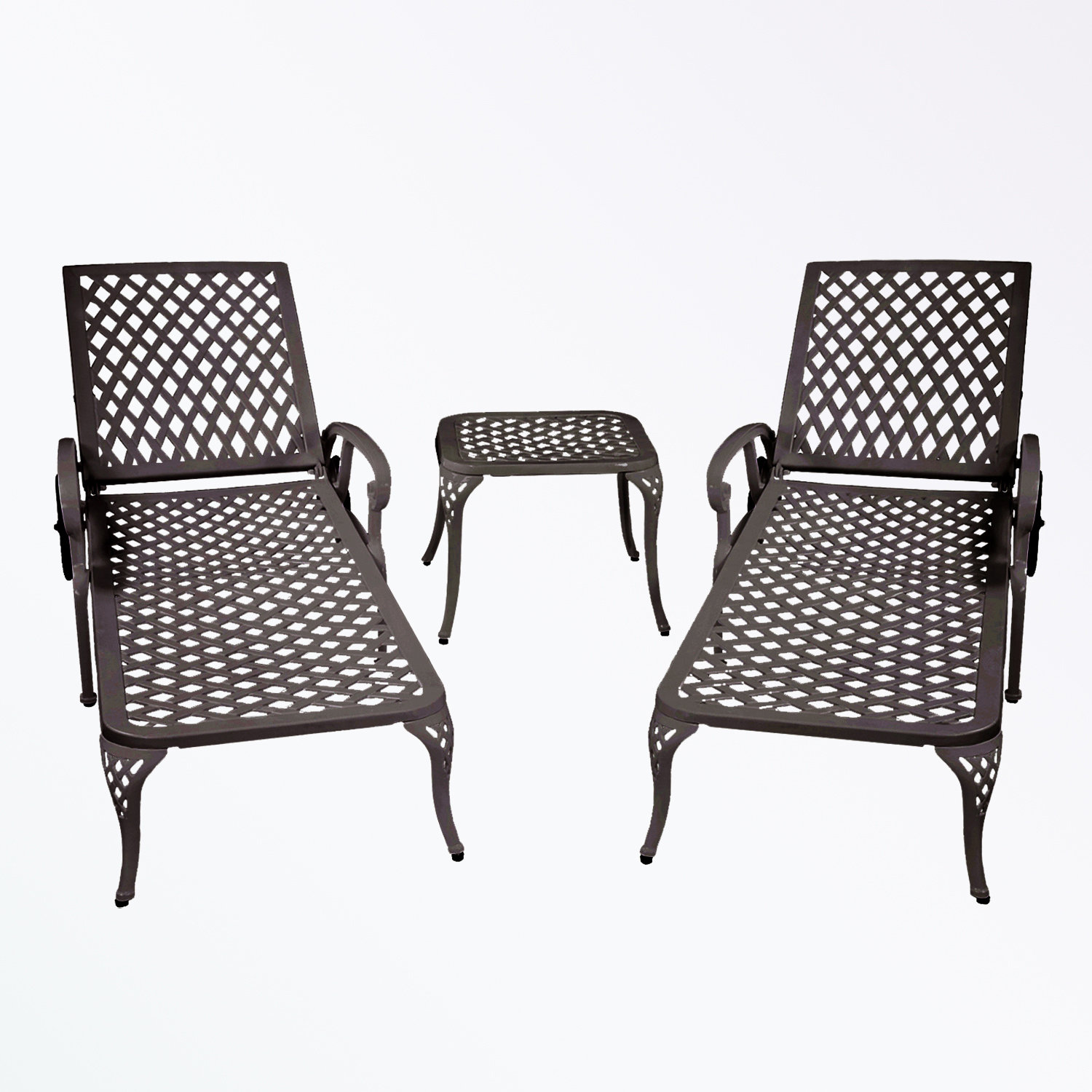 Canora Grey Aluminium frame lounge chair with wheels - Wayfair Canada