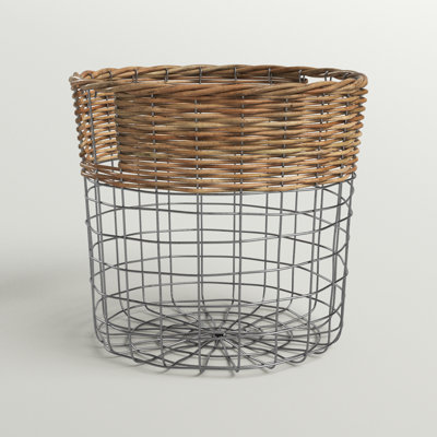 Sand & Stable Round Wire Basket & Reviews | Wayfair