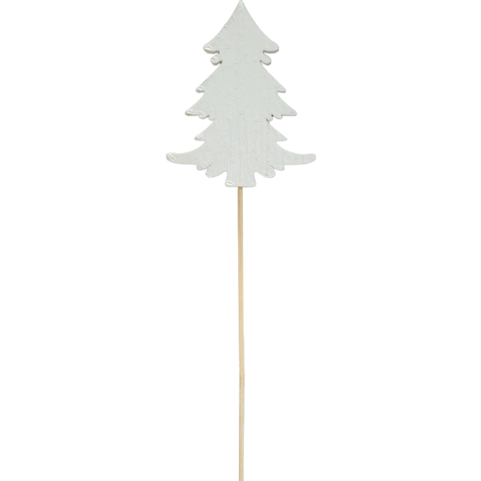 Ophelia & Co. White Wood Tree Pick Christmas Decor | Wayfair
