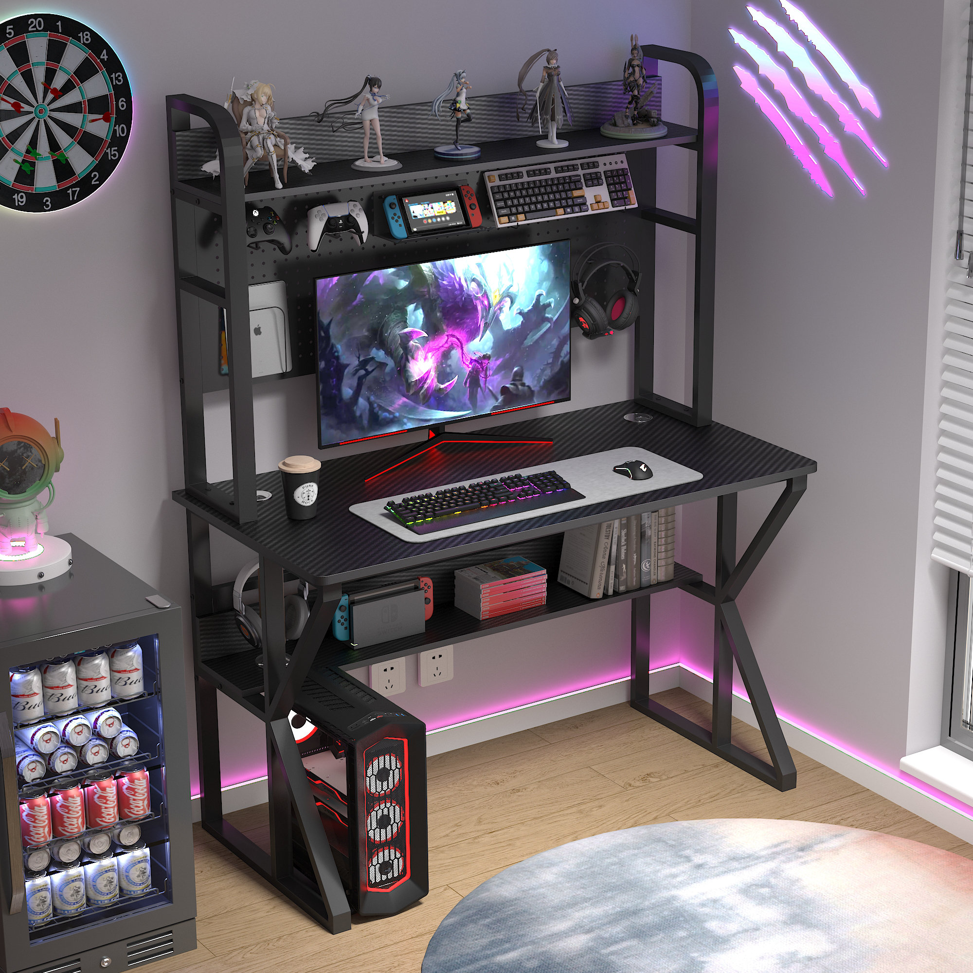 Inbox Zero Yessenia Metal Base Computer Desk - Wayfair Canada