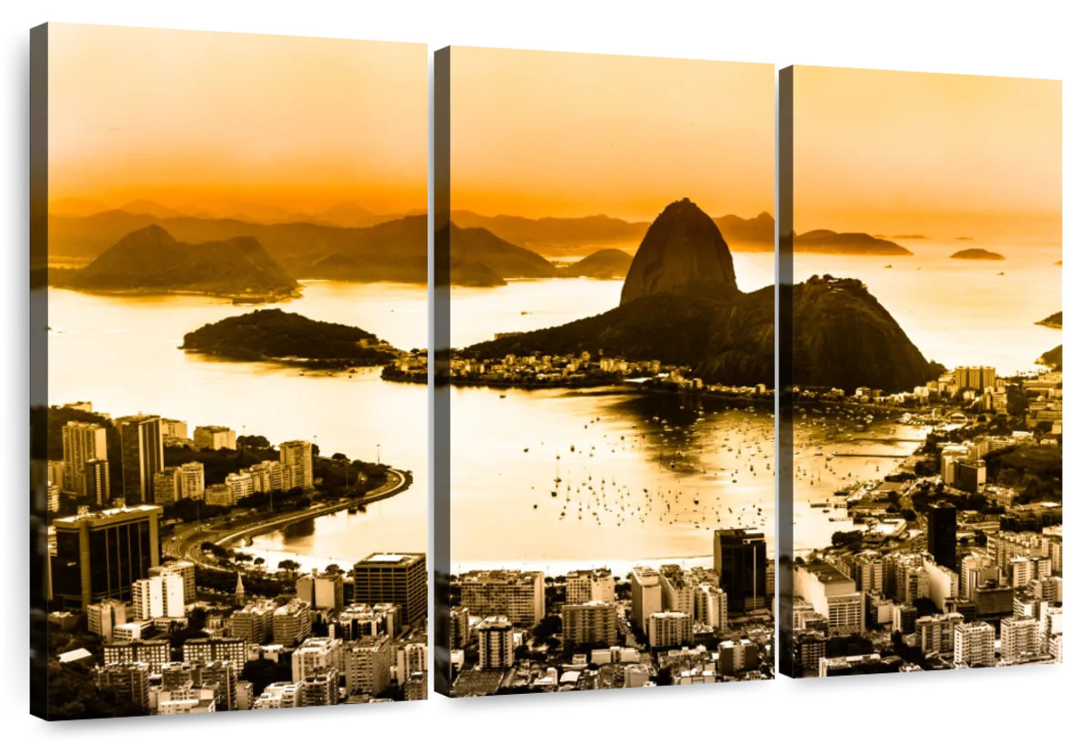 Ebern Designs Sebbie Rio De Janeiro Cityscape | Wayfair