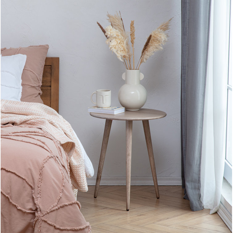 Wade Logan® Blankumsee Solid Wood End Table & Reviews | Wayfair