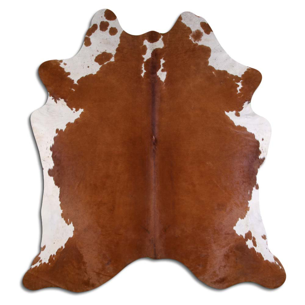 Foundry Select NATURAL HAIR ON Cowhide RUG HEREFORD 3 - 5 M GRADE B ...