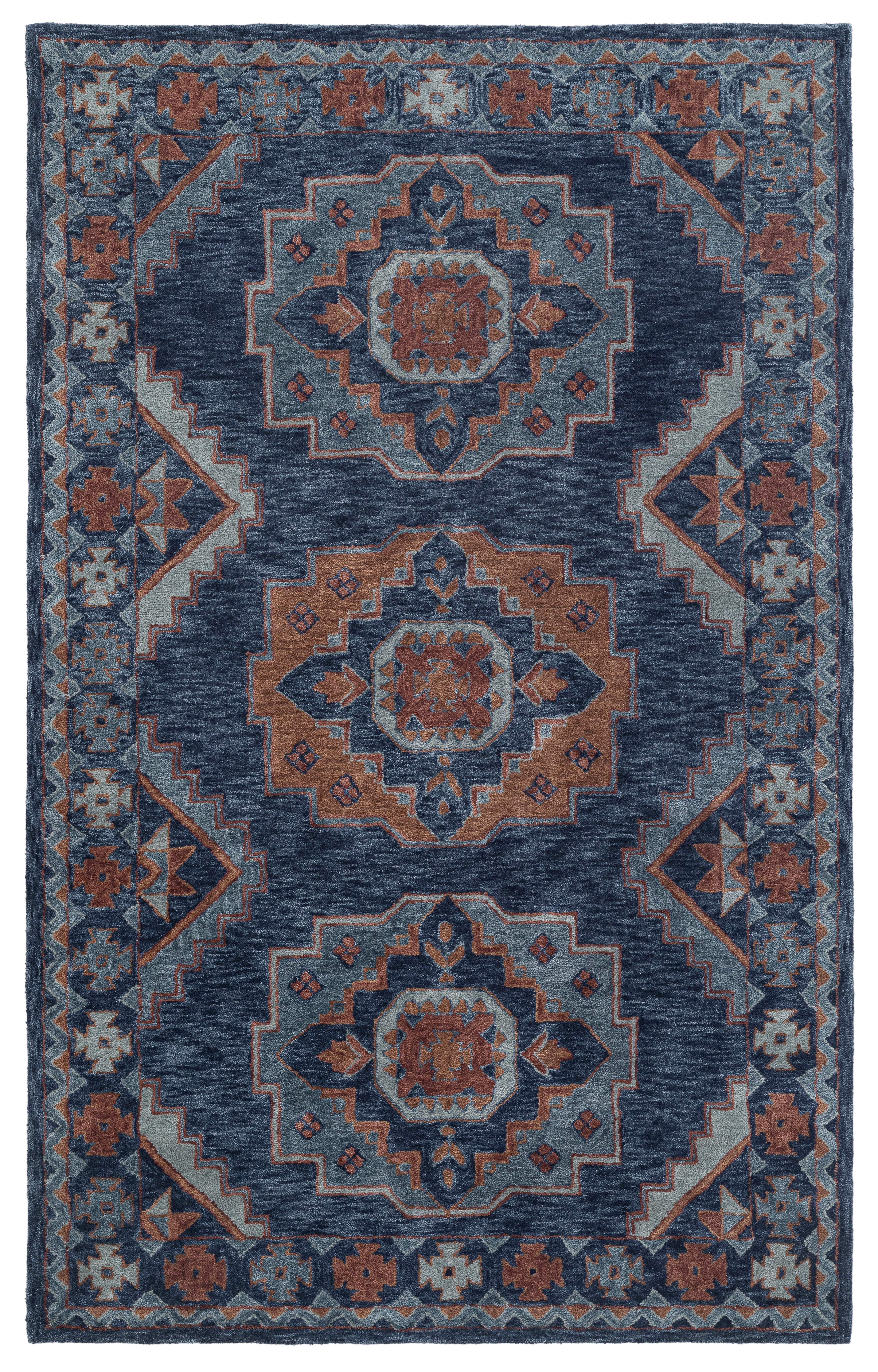 Bungalow Rose Hand Tufted Wool Hearth Rug & Reviews | Wayfair