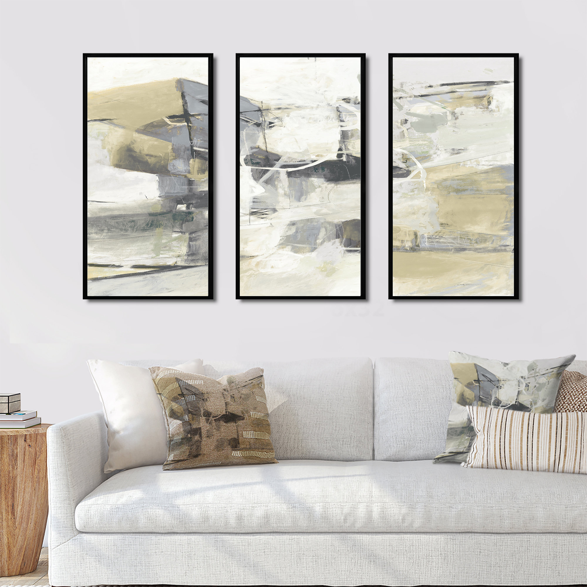 Design Art Glam Cream Dream IV - Modern & Contemporary Framed Canvas ...