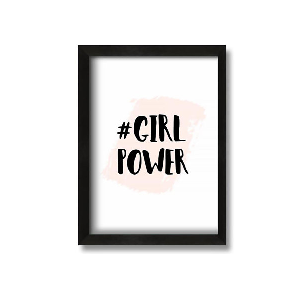 Latitude Run Girl Power 2 Framed Print - Single Picture Frame ...