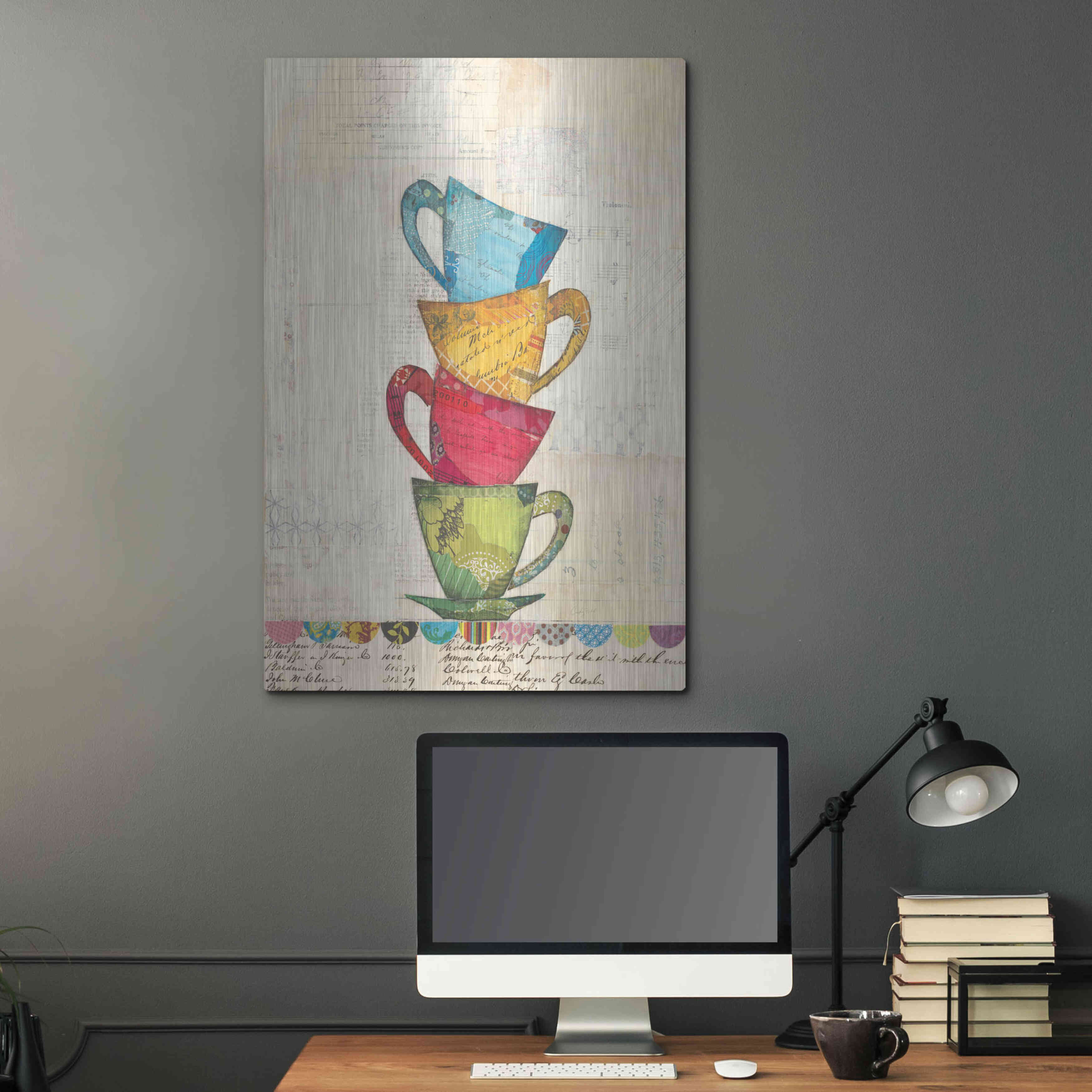 Luxe Metal Art 'Coffee Time' By Courtney Prahl, Me " Coffee Time " by ...