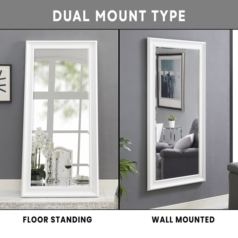 Red Barrel Studio® Duwaine Faux Wood Flat Mirror & Reviews | Wayfair