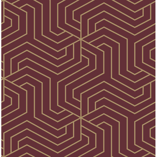 Rachel Zoe Ramsey Peel & Stick Geometric Roll & Reviews | Wayfair