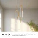 Kuzco Lighting Huron 1 - Light Modern Linear Pendant | Perigold