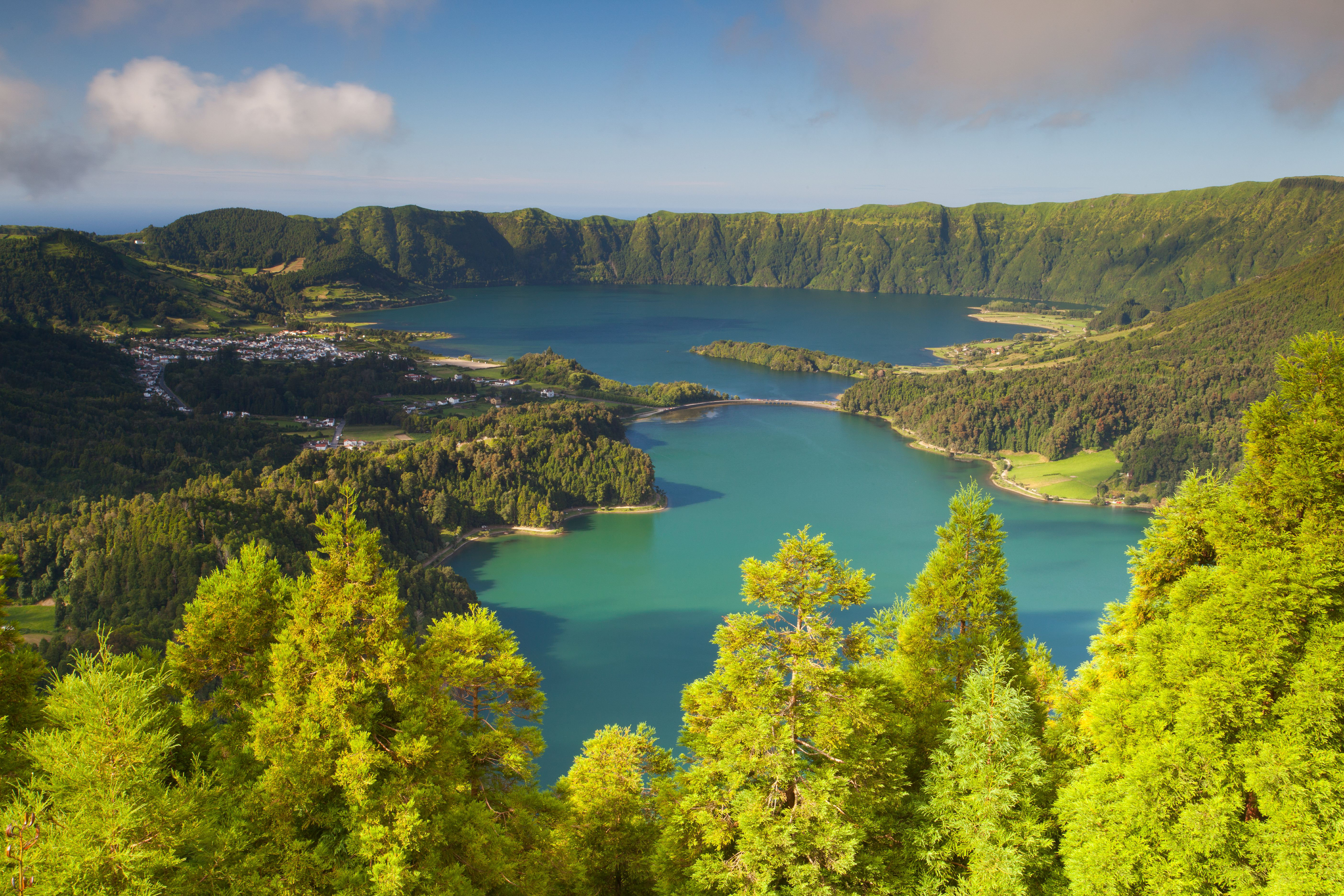 Loon Peak® Erofelia Lake of Sete Cidades - Wrapped Canvas Photograph ...