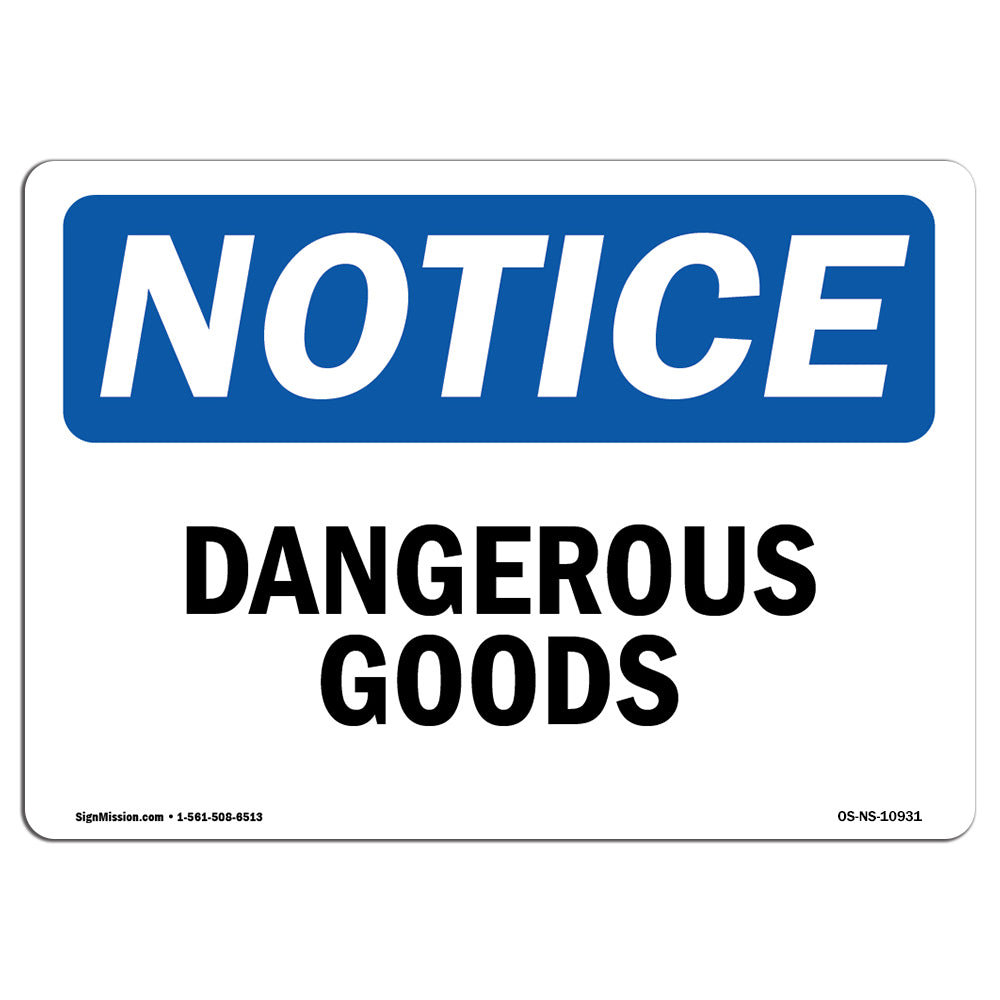 SignMission Dangerous Goods Sign | Wayfair