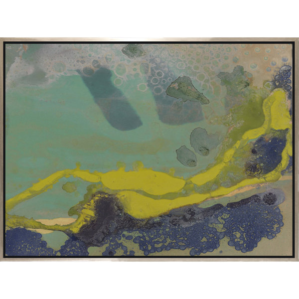 CHC Art, Inc. Rest in the Bank - Floater Frame Painting on Canvas | Wayfair