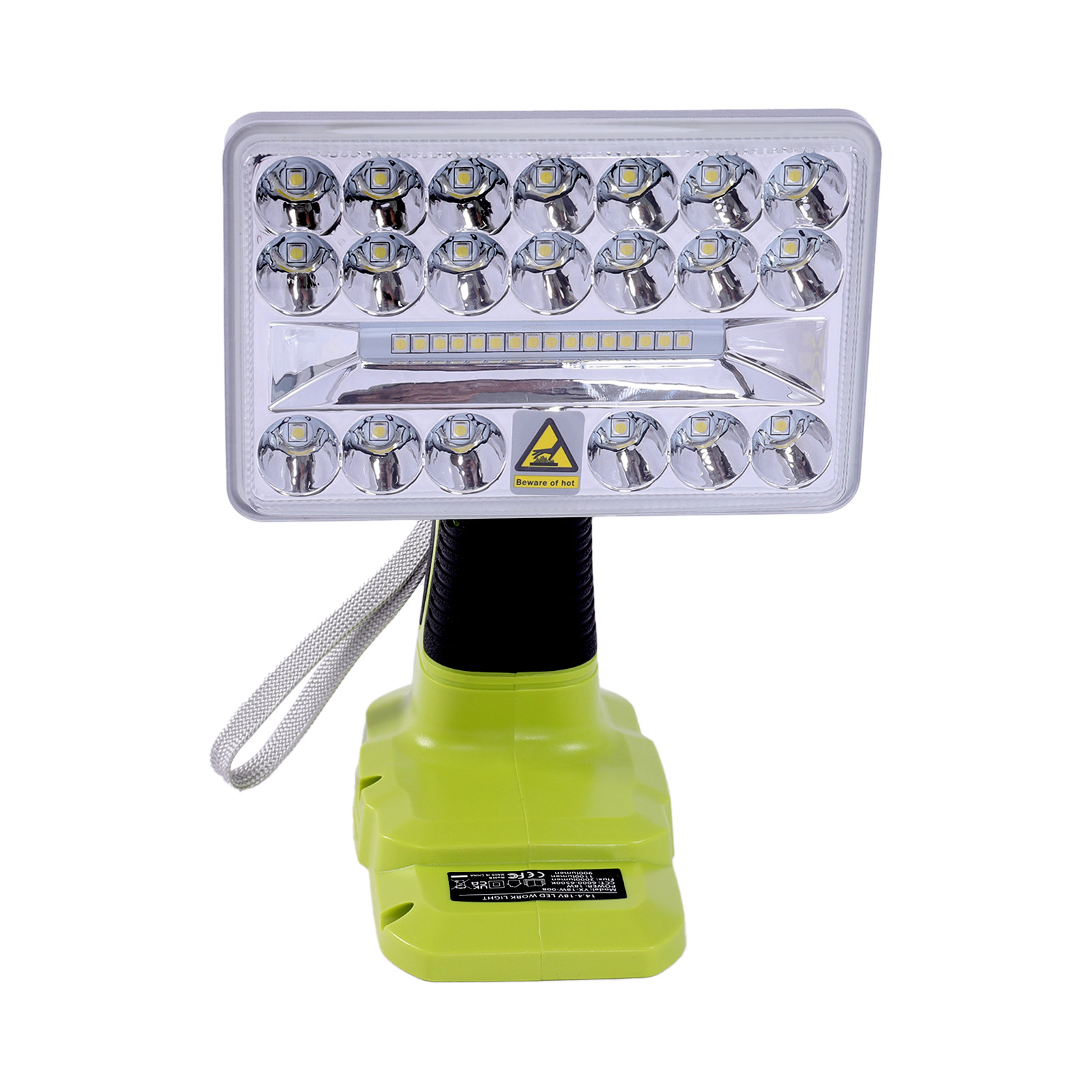 JOYDING 2000LM Spotlight Flashlight 18W LED Work Light 3 Light Modes ...
