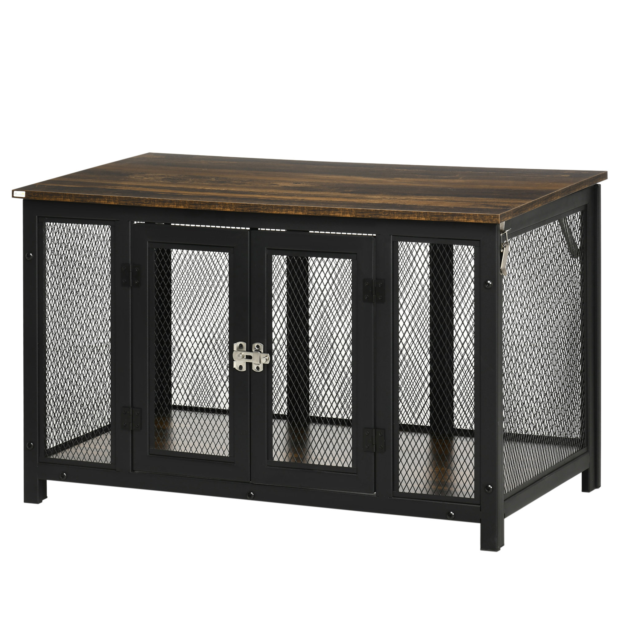 Latitude Run® Furniture Style Dog Crate With Openable Top, Big Dog ...