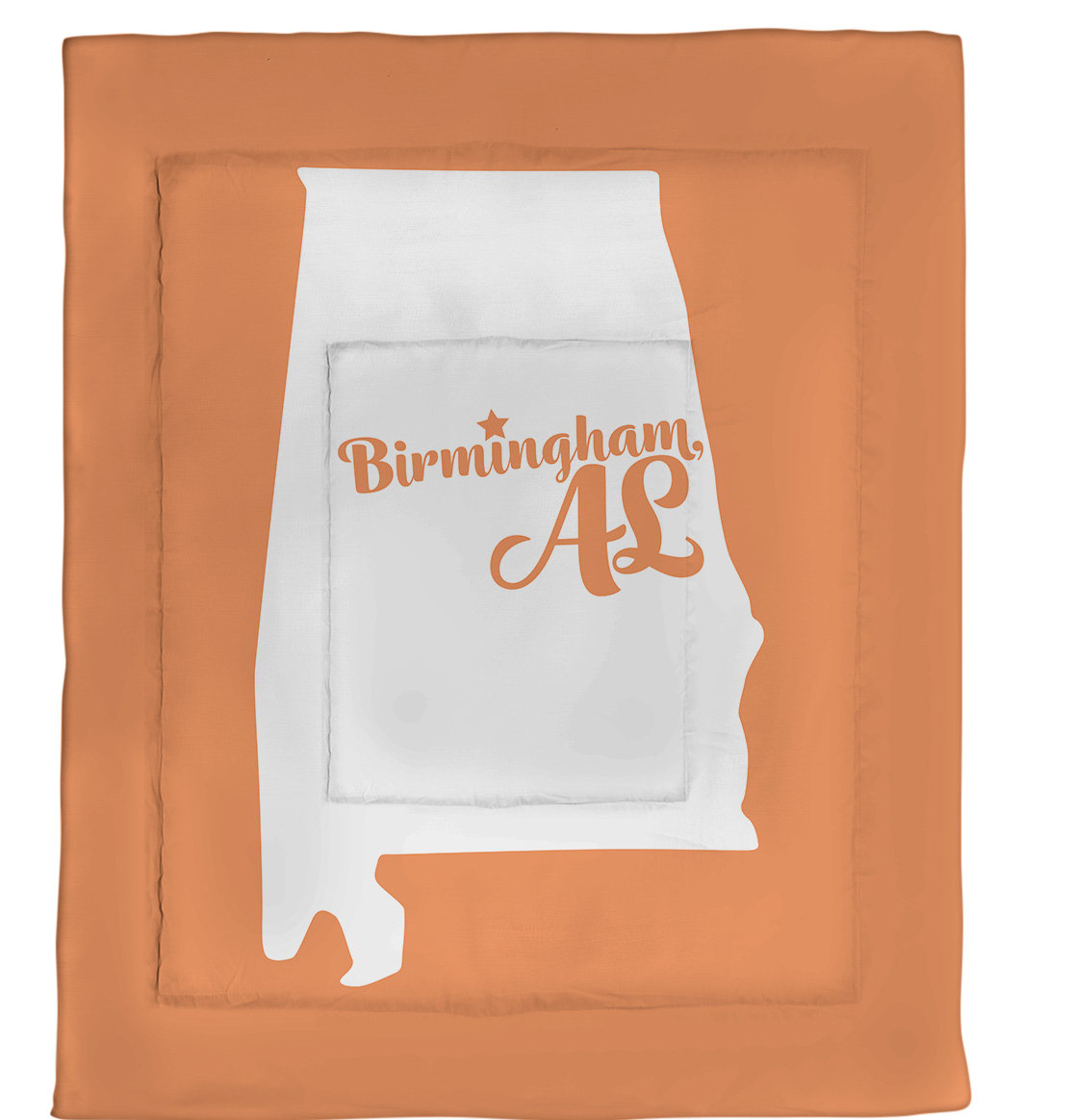 ArtVerse Alabama Birmingham Single Reversible Comforter | Wayfair