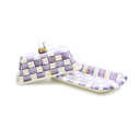 MacKenzie-Childs Violet Check Butter Box | Perigold