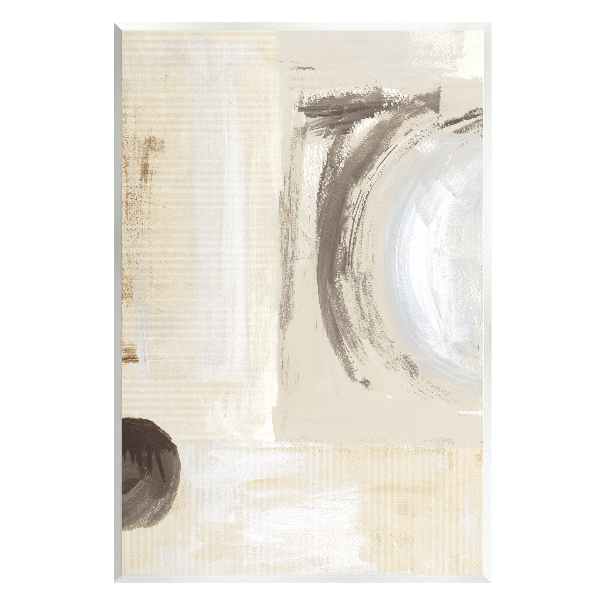 Stupell Industries Earth Tone Brushed Paint On MDF by Susan Jill Print ...