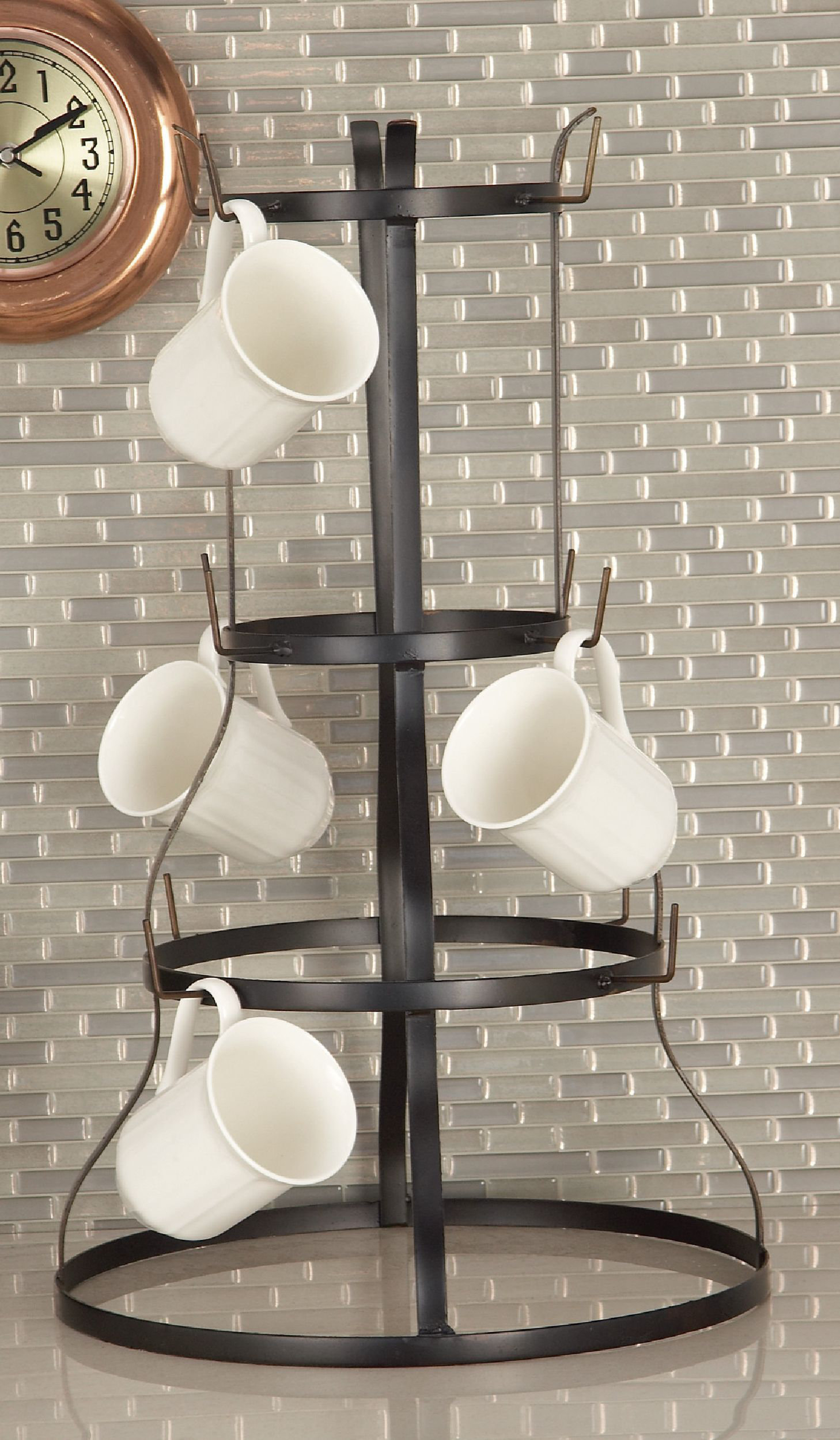 Gracie Oaks Parkton Bell Shaped Mug Tree & Reviews | Wayfair