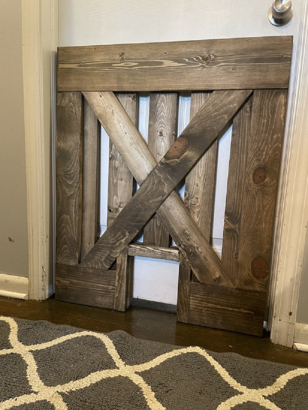 Stumps Custom Wood Paneled Barn Door without Installation Hardware Kit ...