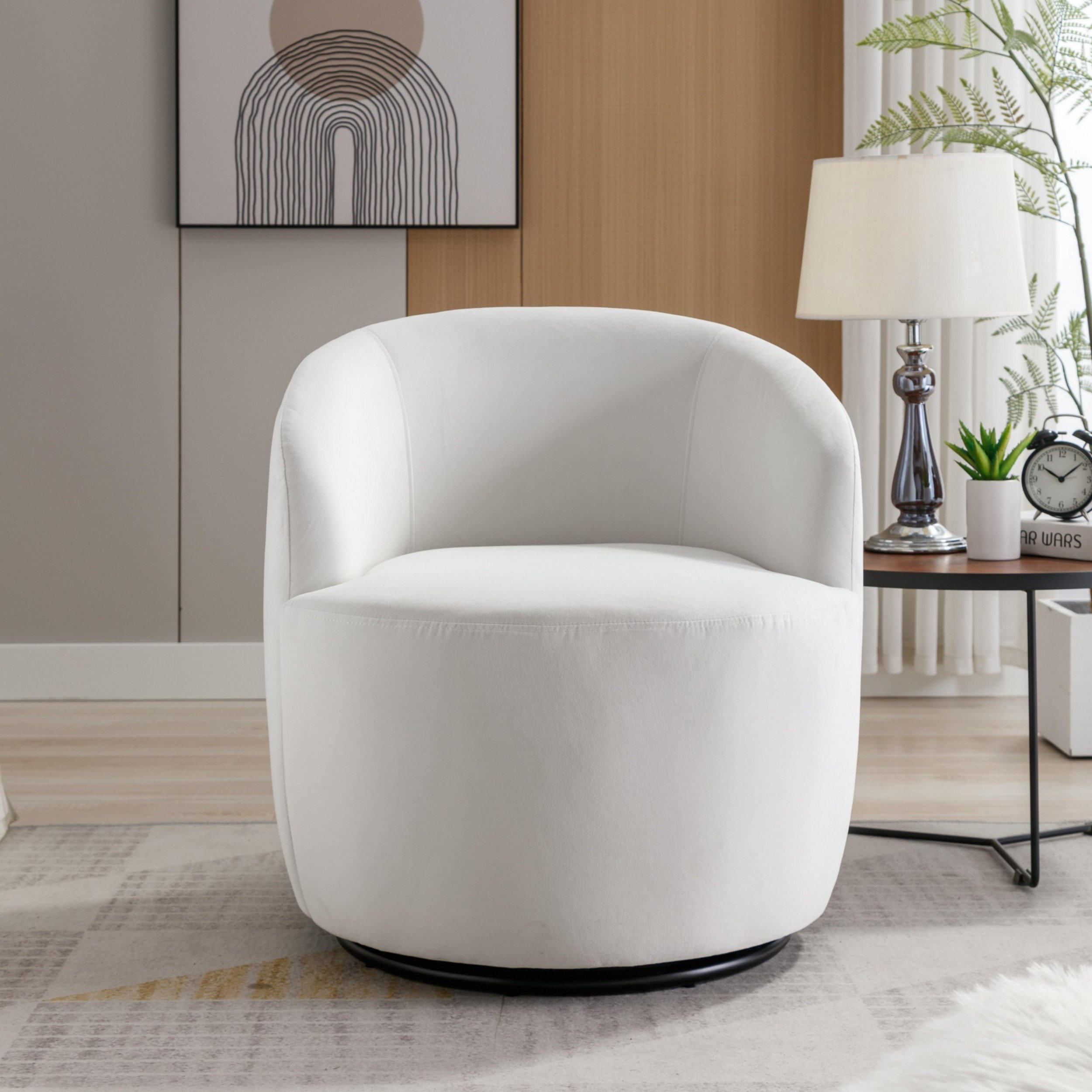 Latitude Run® 360 Swivel Living Room Bucket Chair - Wayfair Canada
