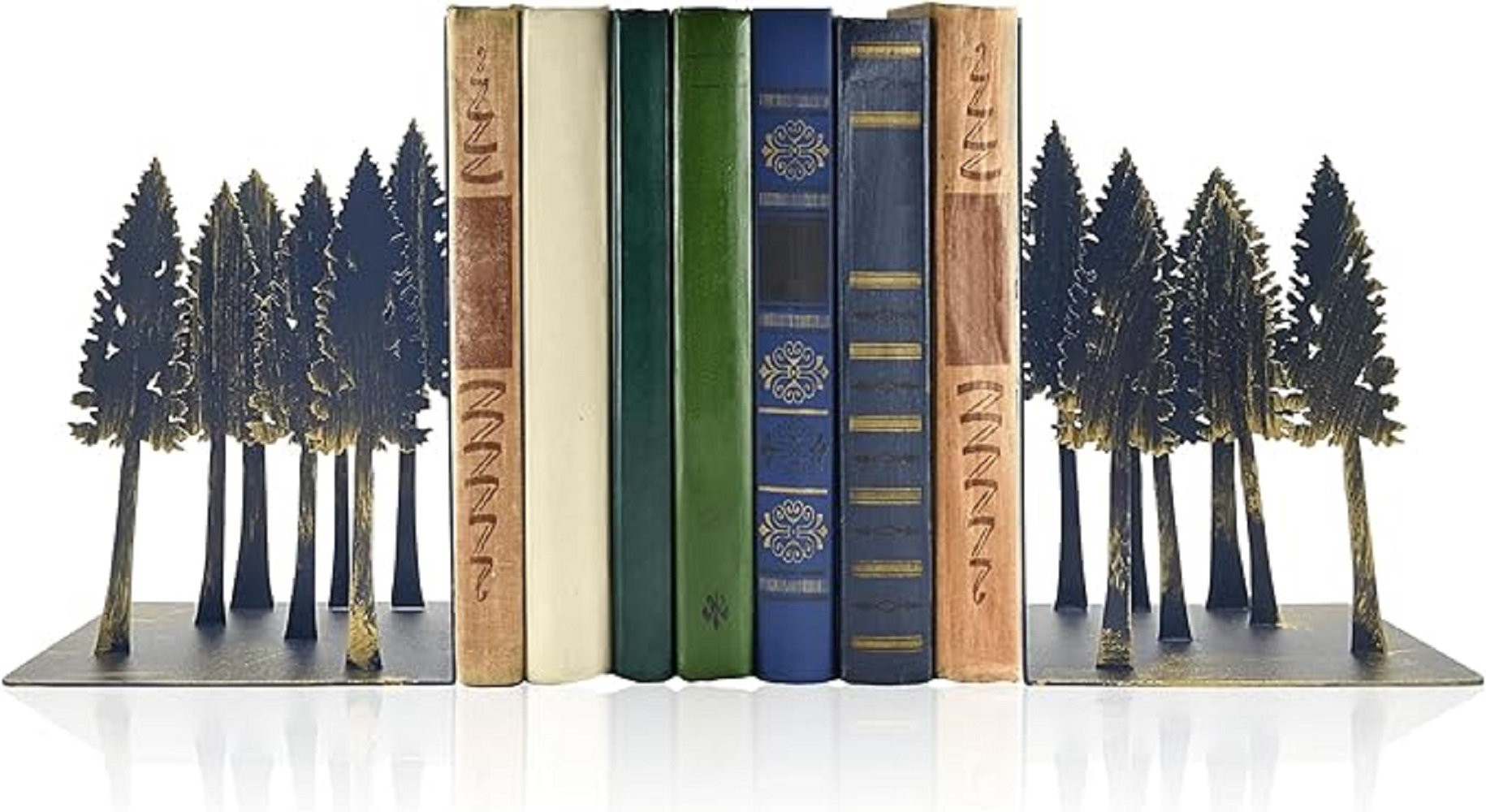 Loon Peak® Charming Pine Tree Decor Bookends, Tree Decor Book Ends For ...