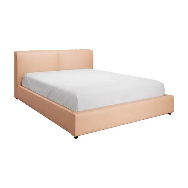Maria Yee Hilda Leather Platform Bed | Wayfair