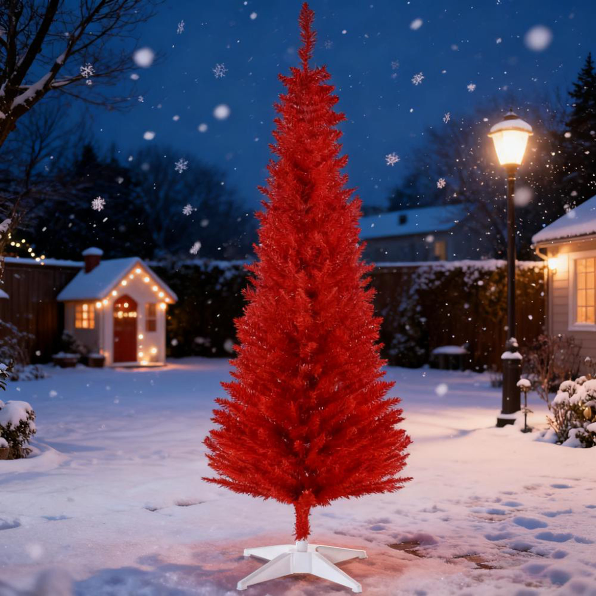 Ebern Designs Artificial Pencil Christmas Tree - Wayfair Canada