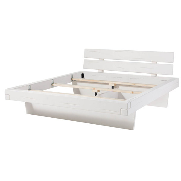 Massivmoebel24 Vancover Beam Bed Frame | Wayfair.co.uk