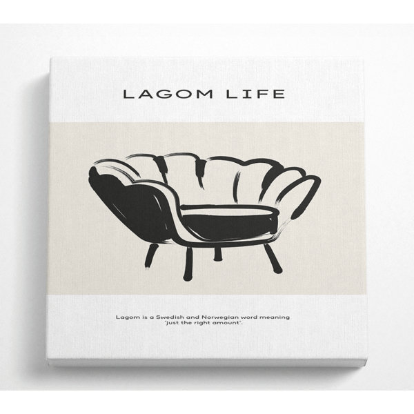 ClassicLiving Lagom Meaning - Wrapped Canvas Print | Wayfair.co.uk