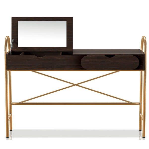 Ivy Bronx Jiang Vanity with Mirror | Wayfair