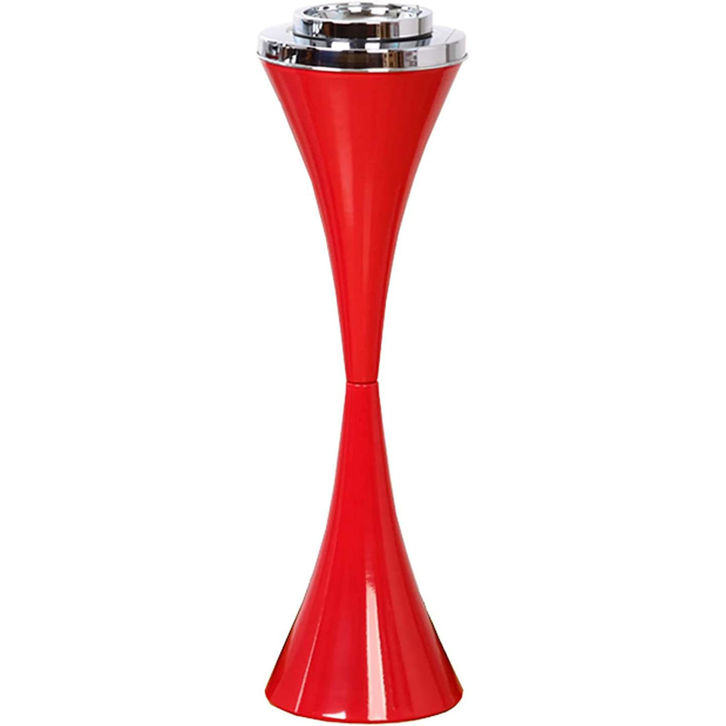 BINO Floor Standing Ash Tray With Lid Stainless Steel Contemporary Self ...