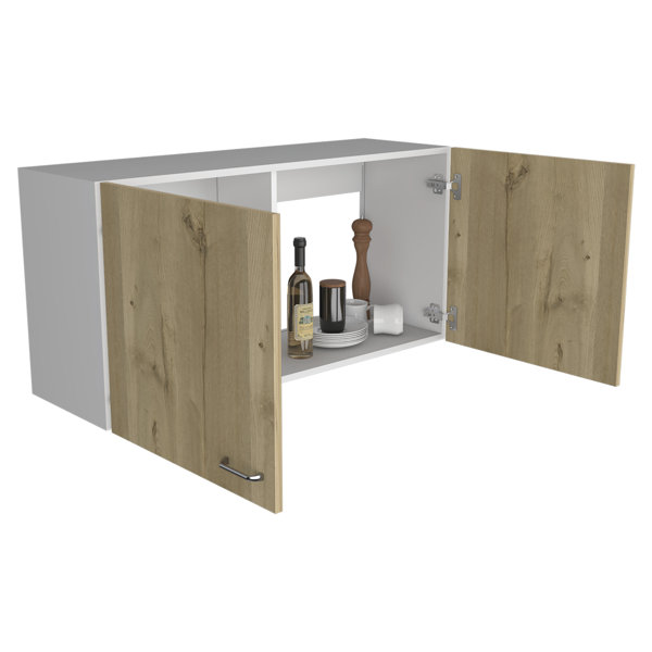 Latitude Run® Westhoven Double Door Wall-Mounted Storage Cabinet ...