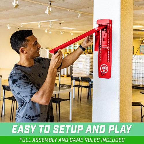GoSports Hook21 Ring Swing Game - Indoor or Outdoor Ring Toss Game with ...