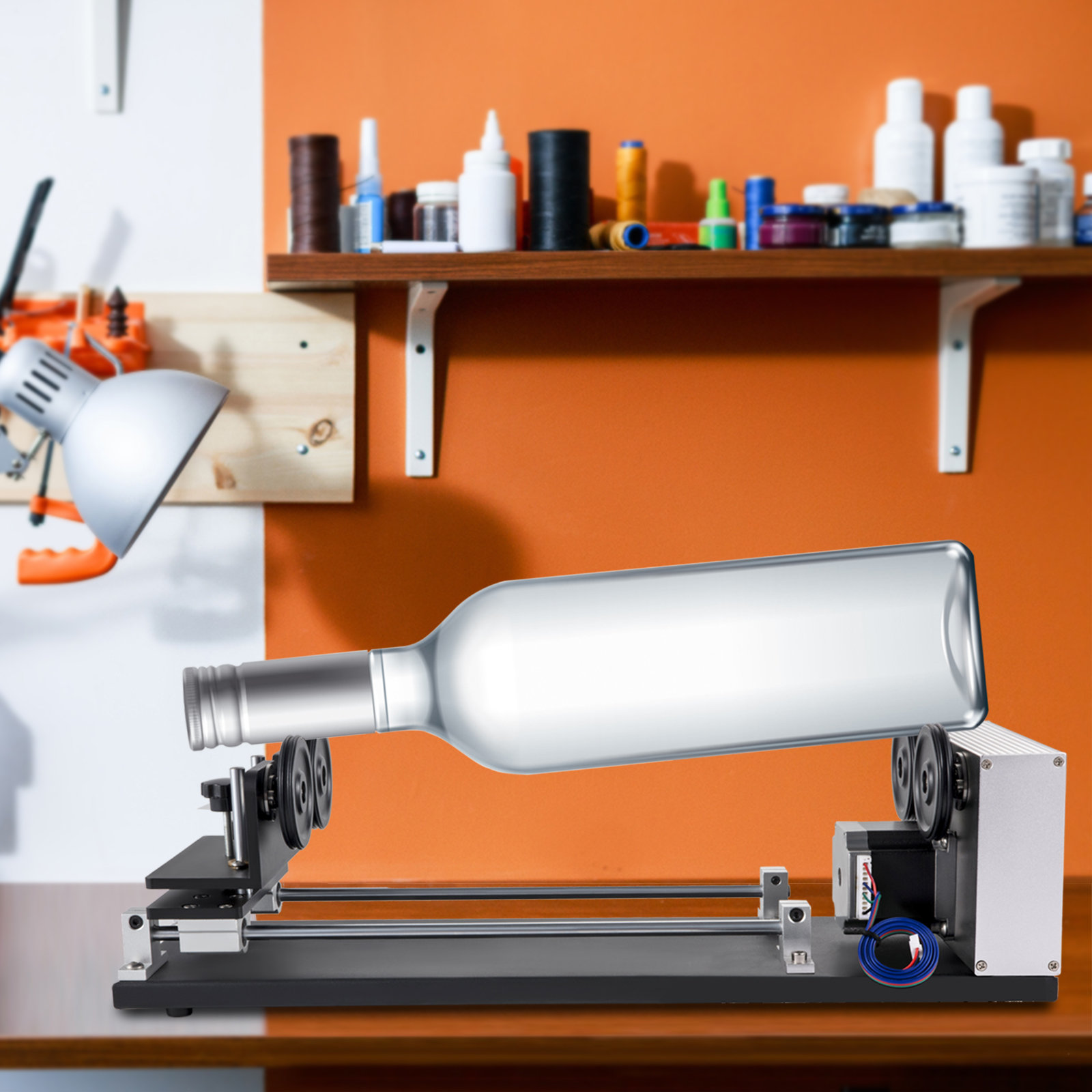 17 Stories Rotary Axis Attachment, 4 Wheels Laser Rotary Attachment ...