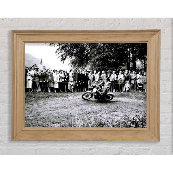 Bright Star Vintage Motorcross Crowd - Single Picture Frame Art Prints ...