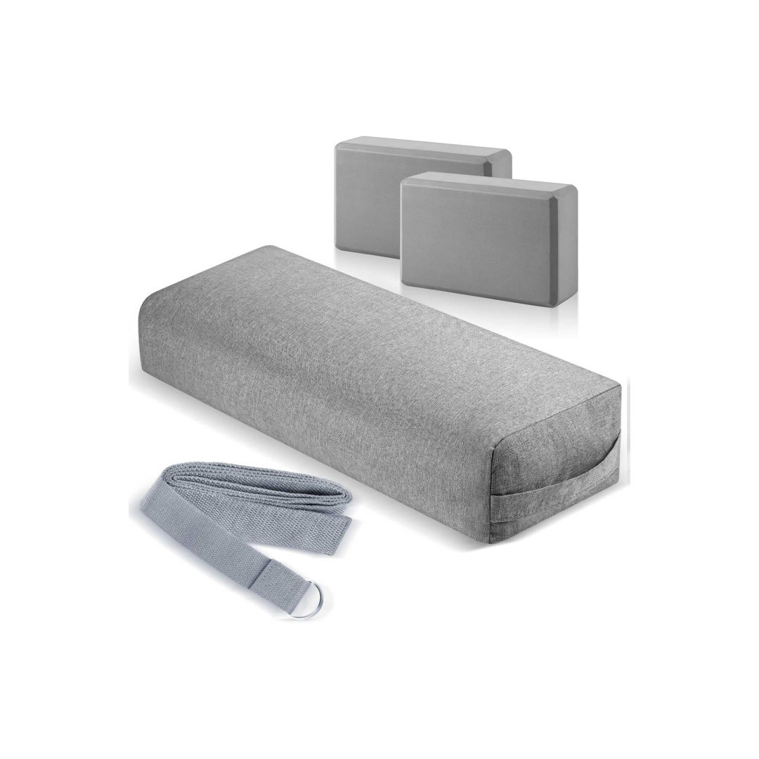 water bed outlet A 4 Pcs Yoga Bolster Pillows Blocks With Strap Set ...
