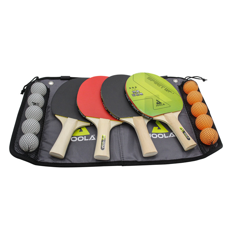 Joola USA Joola Family Premium Table Tennis Set - 4 Ping Pong Paddles ...